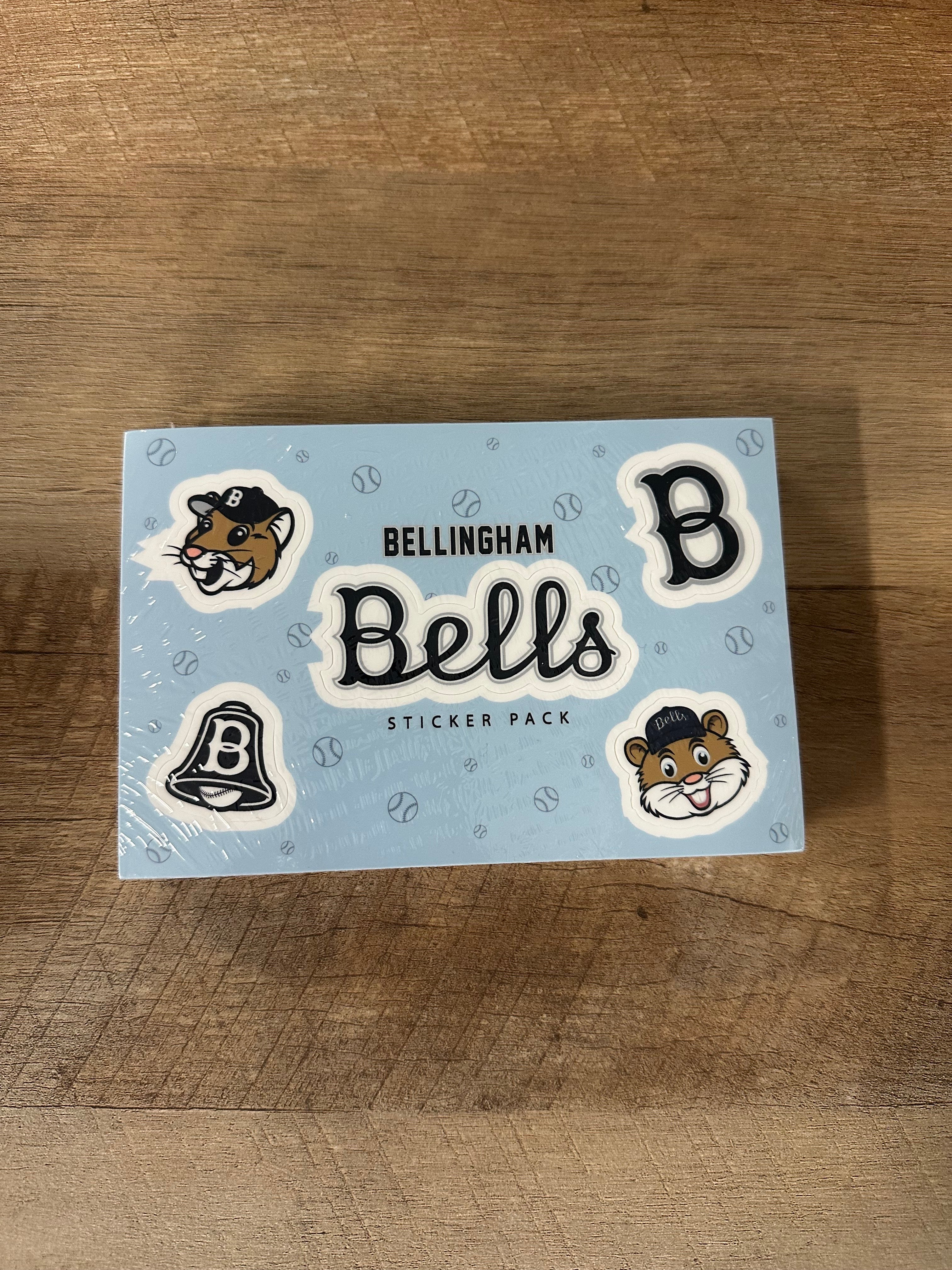 Bells 5-Sticker Pack | Bellingham Bells Baseball