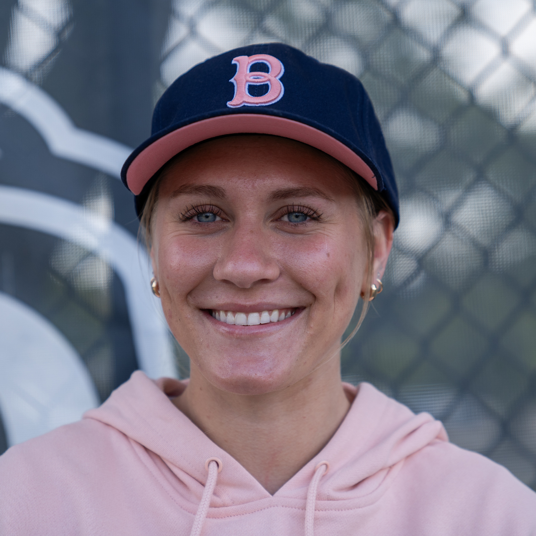 Pink B Bells Hat Bellingham Bells Baseball