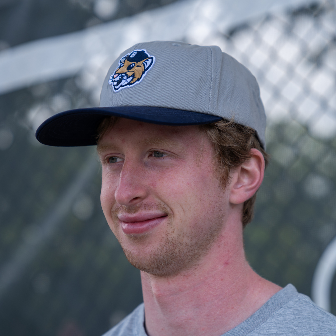 Grey Dinger Hat Bellingham Bells Baseball grey-dinger-hat-bellingham-bells-baseball