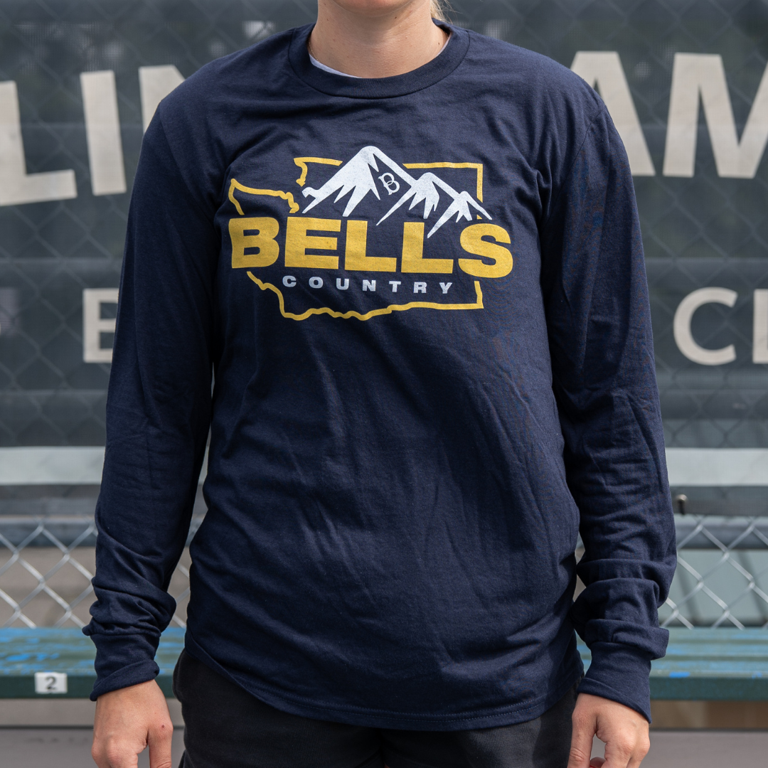 Navy Bells Country Long Sleeve | Bellingham Bells Baseball